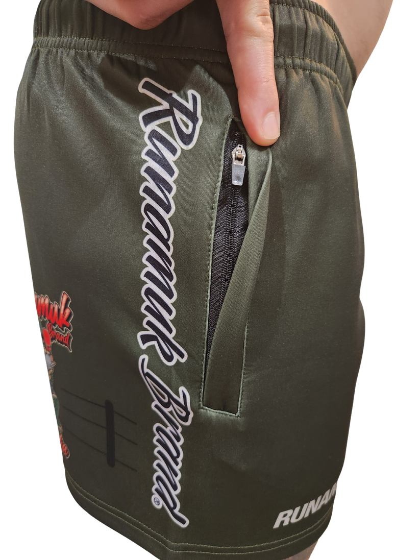 Iconic Boxing Croc Footy Shorts – Runamuk Brand