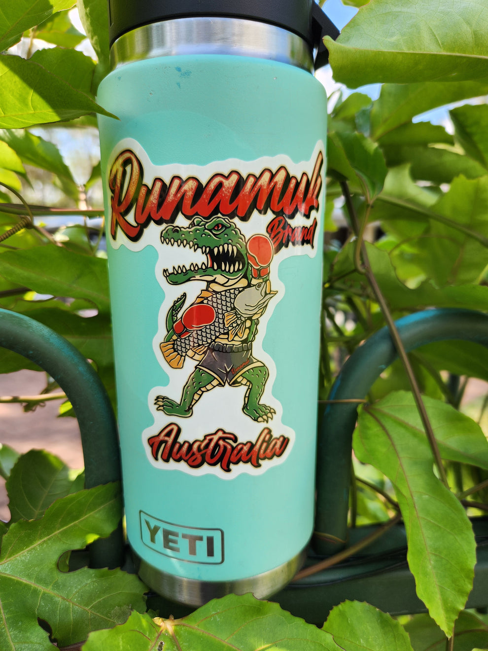 Iconic Boxing Croc Sticker – Runamuk Brand